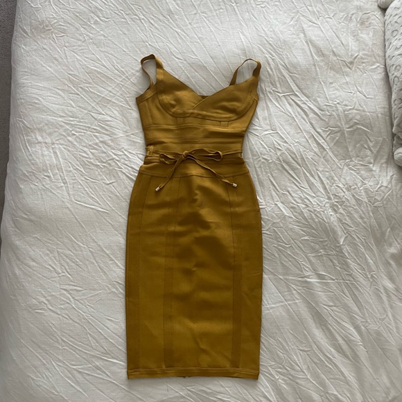 House of CB | Dresses | House Of Cb Belice Ginger Bandage Dress Xsmall ...